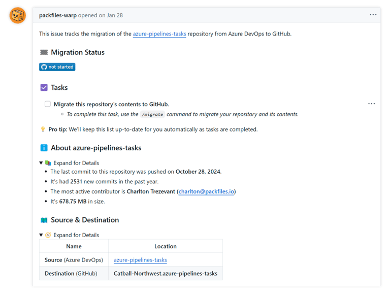 Packfiles | Features